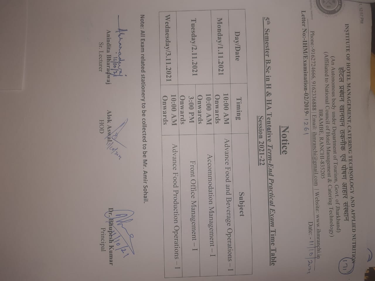 IHM Ranchi | Best Government Hotel Management College in Ranchi ...